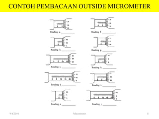 1 Langkah langkah penggunaaan Micrometer | PDF