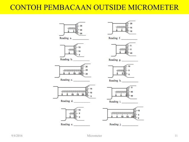 1 Langkah langkah penggunaaan Micrometer | PDF