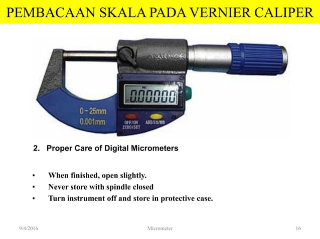 1 Langkah langkah penggunaaan Micrometer | PDF