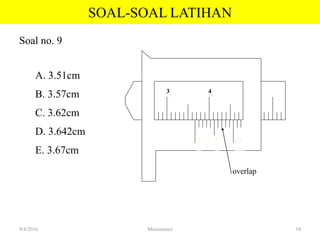 1 Langkah langkah penggunaaan Micrometer | PDF