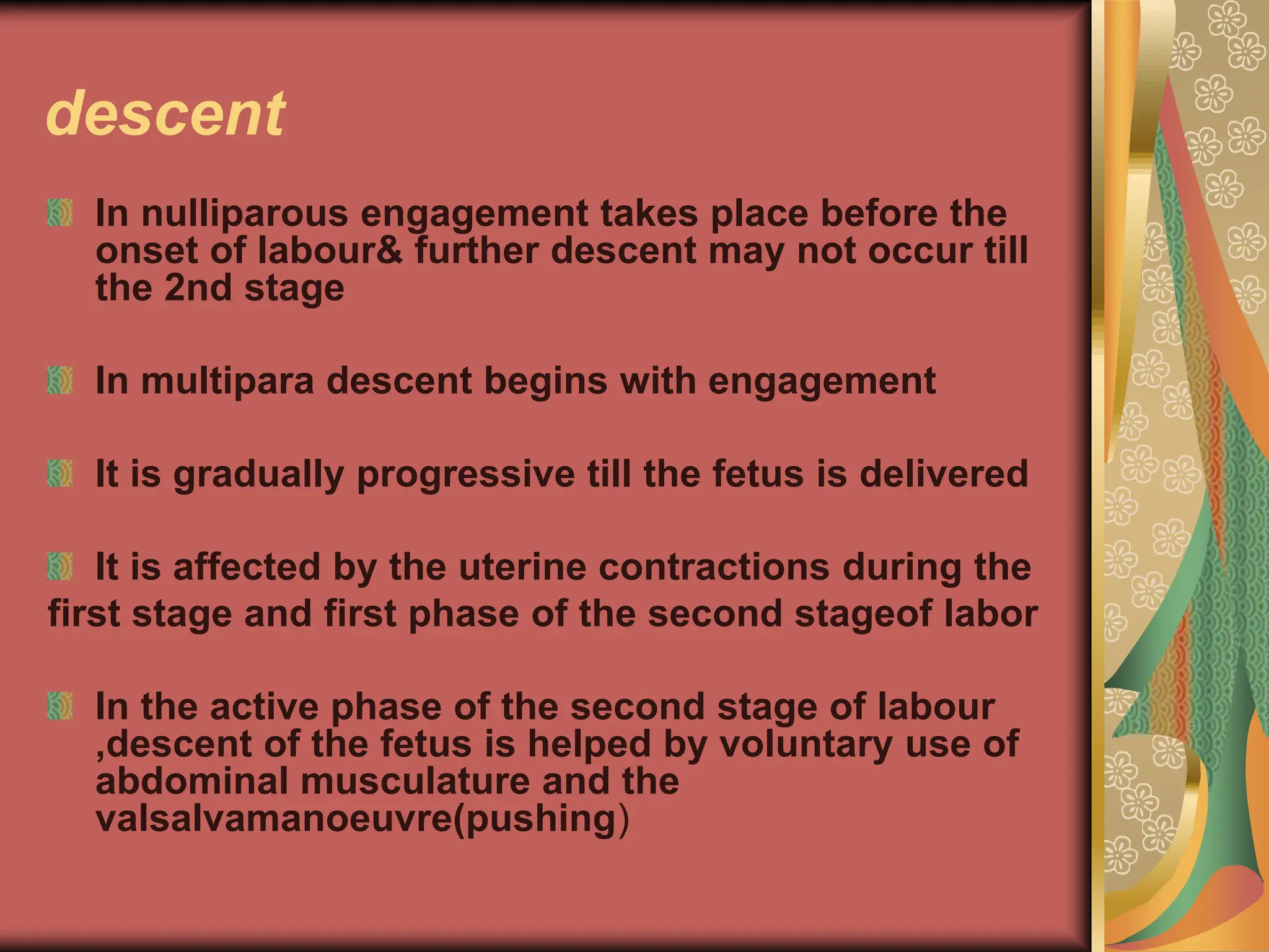 Mechanism of labour | PPT
