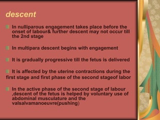 Mechanism of labour | PPT