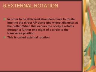 Mechanism of labour | PPT