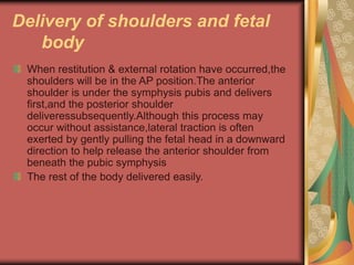 Mechanism of labour | PPT