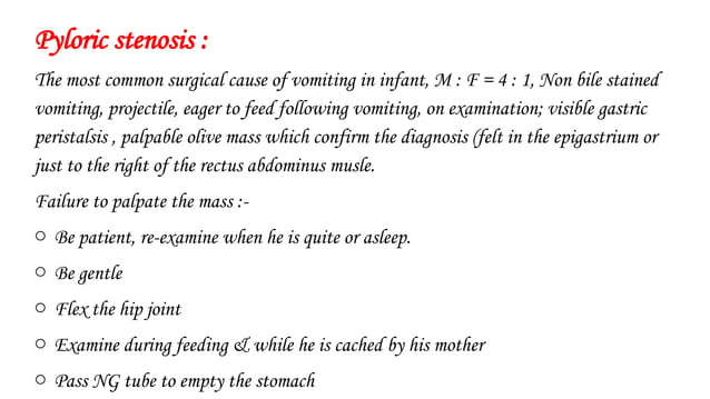 Vomiting in neonates bilious and nonbilious | PPT