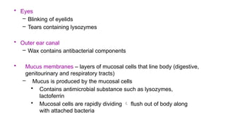 Pathophysiology of pulmonary defense mechanisms | PPTX