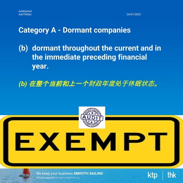 Audit Exemption Malaysia | PDF