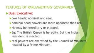 indian d22022018065205-parliamentary govt.ppt