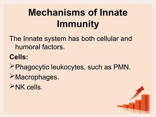 Innate immunity ppt | PPT