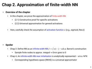 Deep Learning Theory Seminar (Chap 1-2, part 1) | PPT