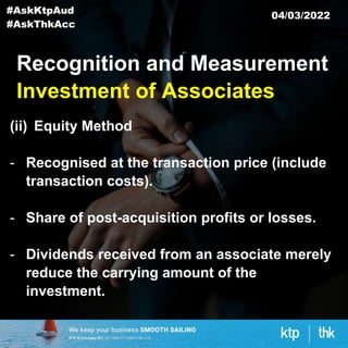 mpers section 14 investment in associates | PPTX