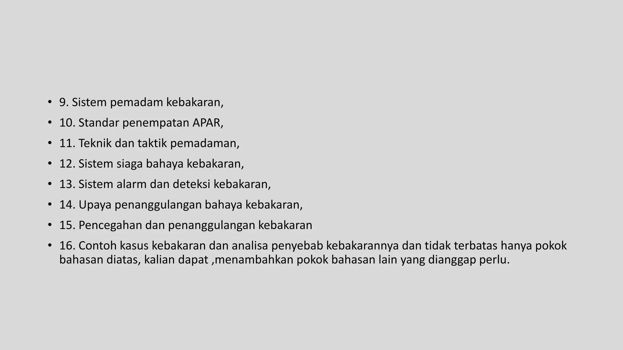 K3 fire safety PENANGGULANGAN KEBAKARAN | PPTX