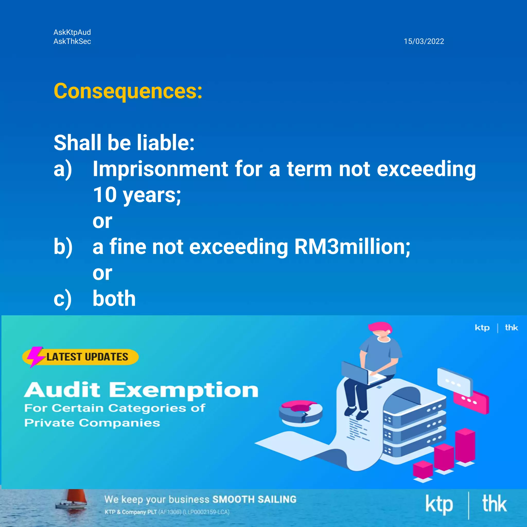 Audit Exemption Malaysia - Part 2 | PPTX