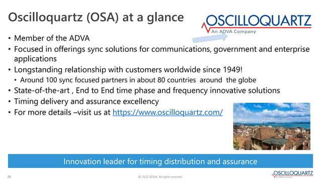 Timing and synchronization for 5G over optical networks | PPT