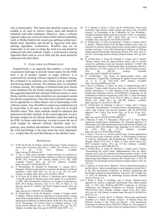 Naming the Identified Feature Implementation Blocks from Software Source Code | PDF