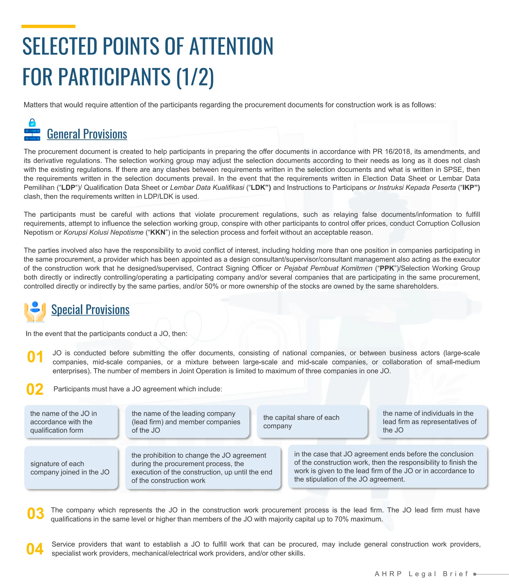 Indonesia’s Model Document for Sustainable Procurement Selection for ...