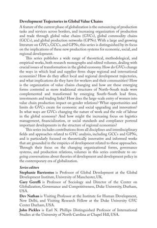 Development With Global Value Chains Upgrading And Innovation In Asia ...