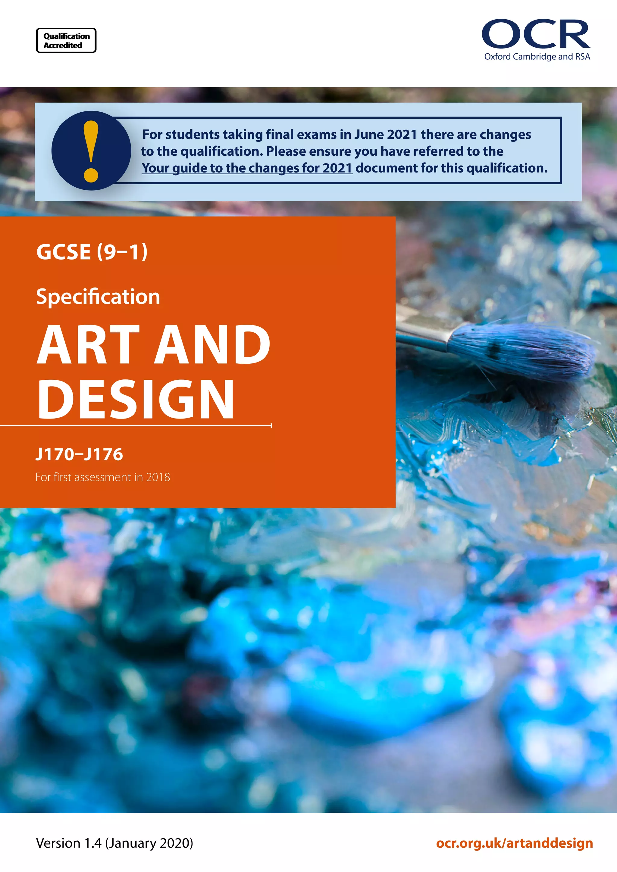 GCSE Art & Design Specification | PDF | Secondary Education | Education