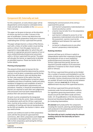 GCSE Art & Design Specification | PDF