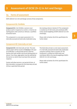 GCSE Art & Design Specification | PDF