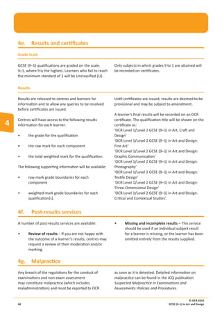 GCSE Art & Design Specification | PDF