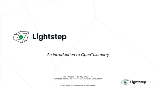 OpenTelemetry Introduction | PDF