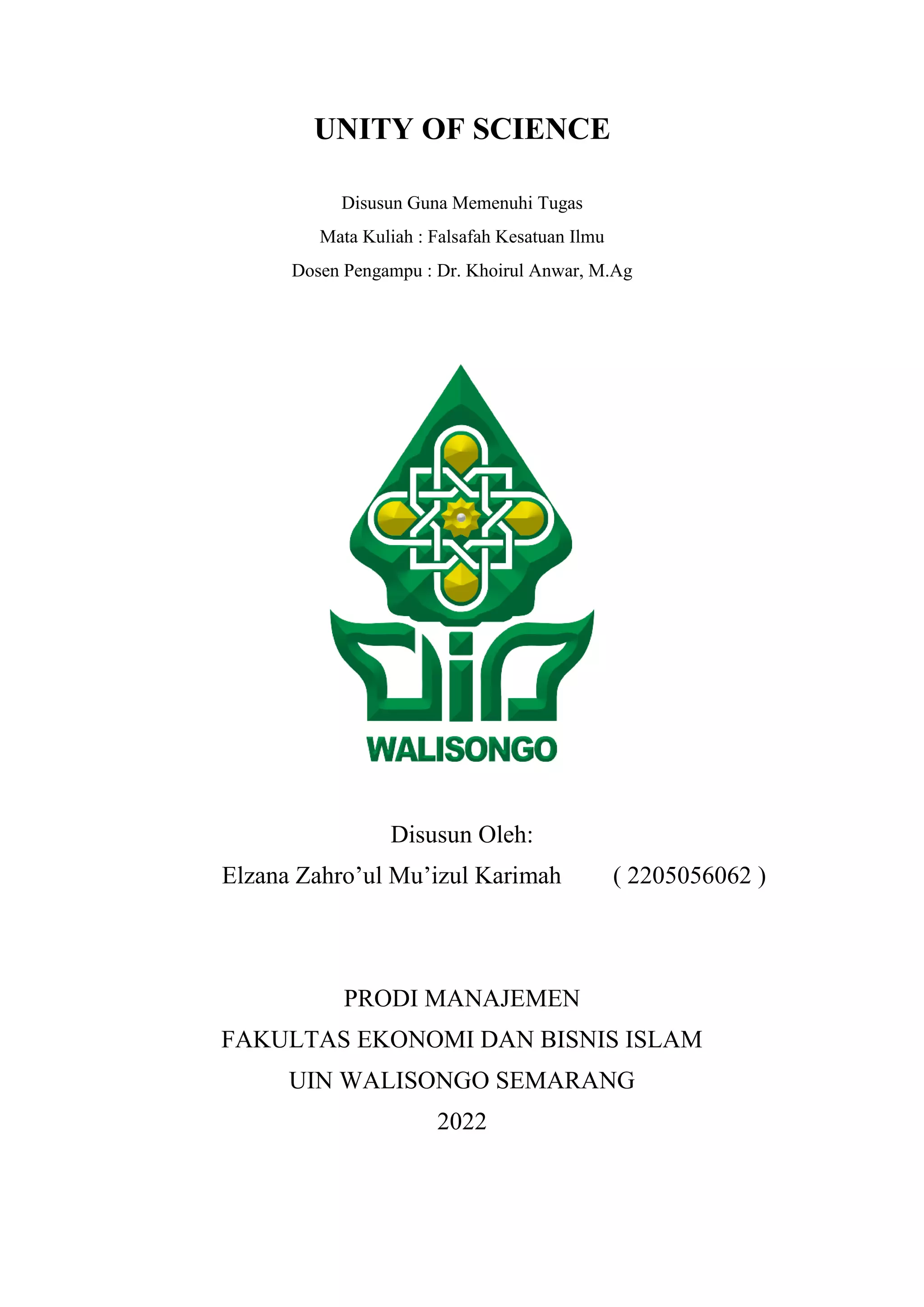 Unity of science | PDF