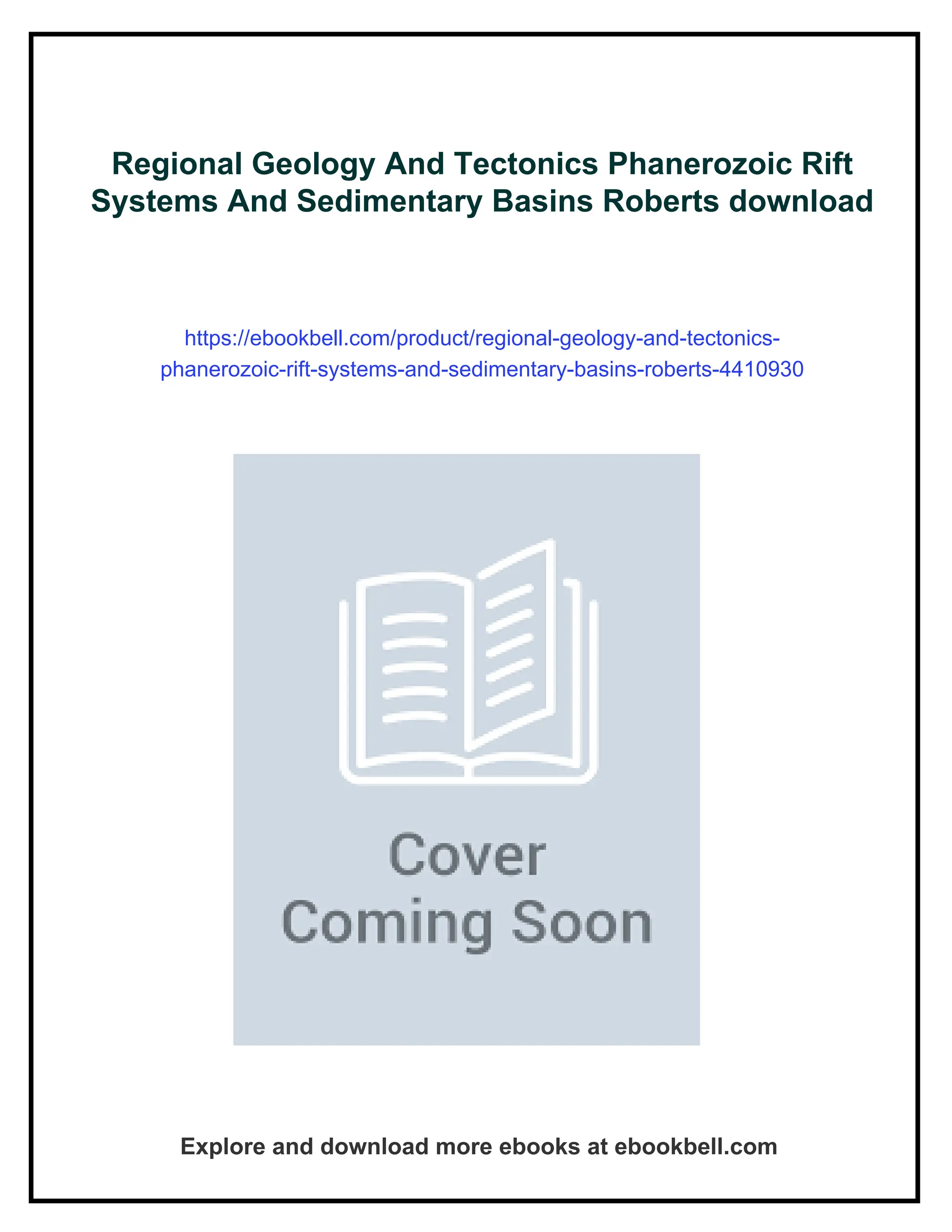 Regional Geology And Tectonics Phanerozoic Rift Systems And Sedimentary ...