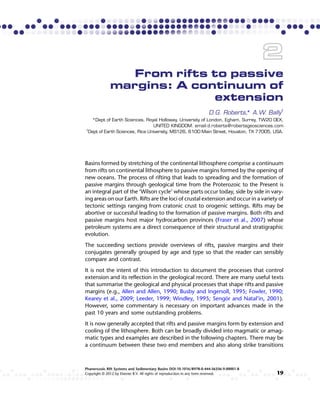 Regional Geology And Tectonics Phanerozoic Rift Systems And Sedimentary ...