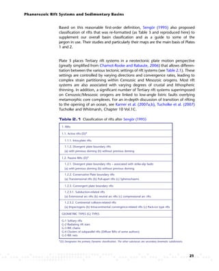 Regional Geology And Tectonics Phanerozoic Rift Systems And Sedimentary ...