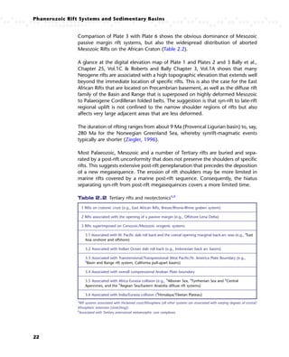 Regional Geology And Tectonics Phanerozoic Rift Systems And Sedimentary ...