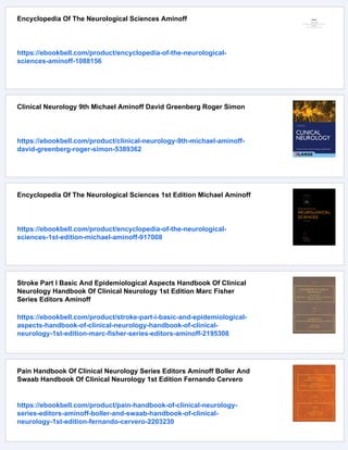 Aminoffs Electrodiagnosis In Clinical Neurology | PDF