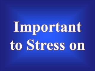 important to know | PPTX