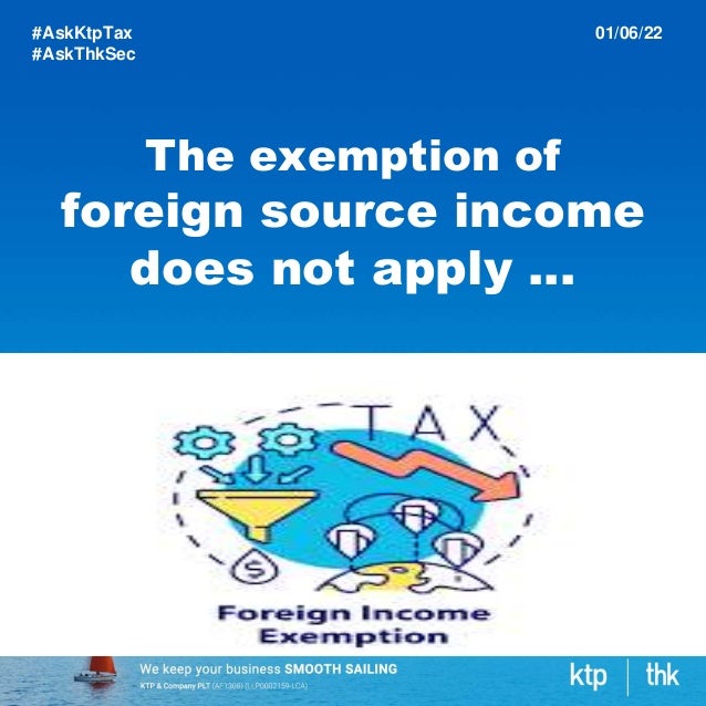 Exemption foreign source income. pptx | PDF