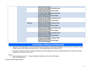 Situation Report -3 IAG West Bengal Heavy Rainfall | PPT