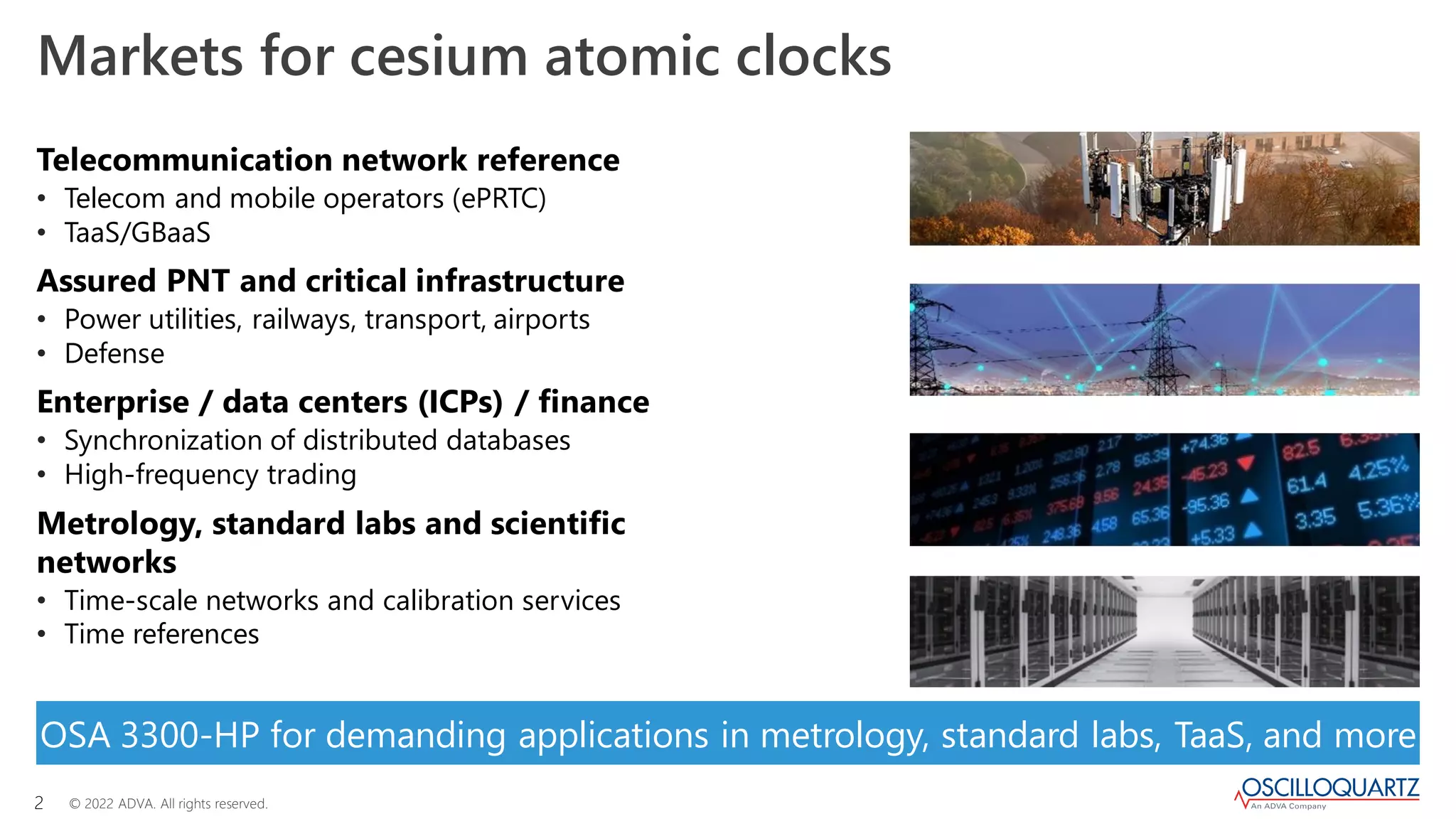 Introducing the market's first high-performance optical cesium clock | PPT