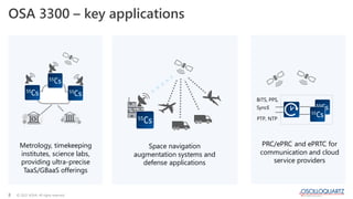 Introducing the market's first high-performance optical cesium clock | PPT