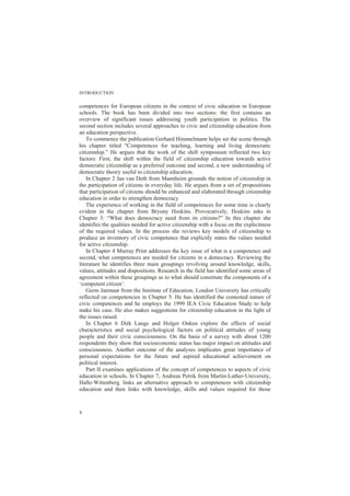 Civic Education And Competences For Engaging Citizens In Democracies ...