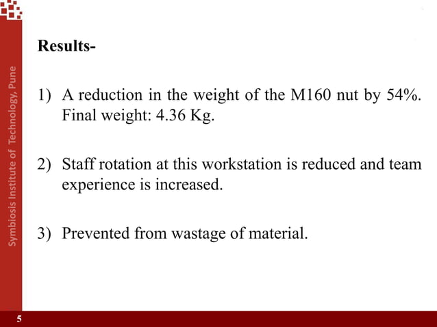 Reducing process tooling weight | PPT
