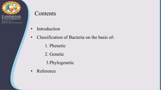 220705180056 bacterial classification.pptx | Biological Sciences | Science