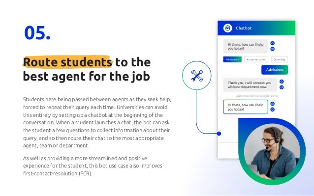 Top 10 Use Cases for Chatbots in Higher Education | PPT
