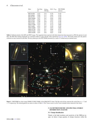 Star formation at the smallest scales; A JWST study of the clump ...