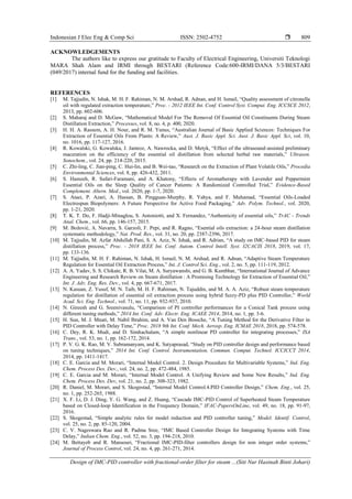 Design of IMC-PID controller with fractional-order filter for steam ...