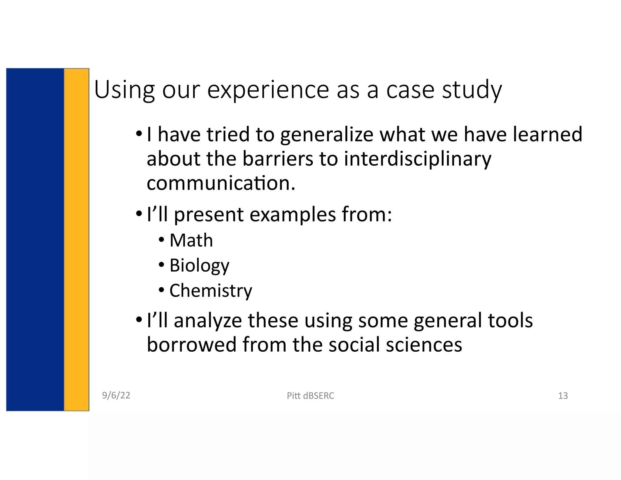 The challenge of cross-disciplinary STEM instruction | PPT