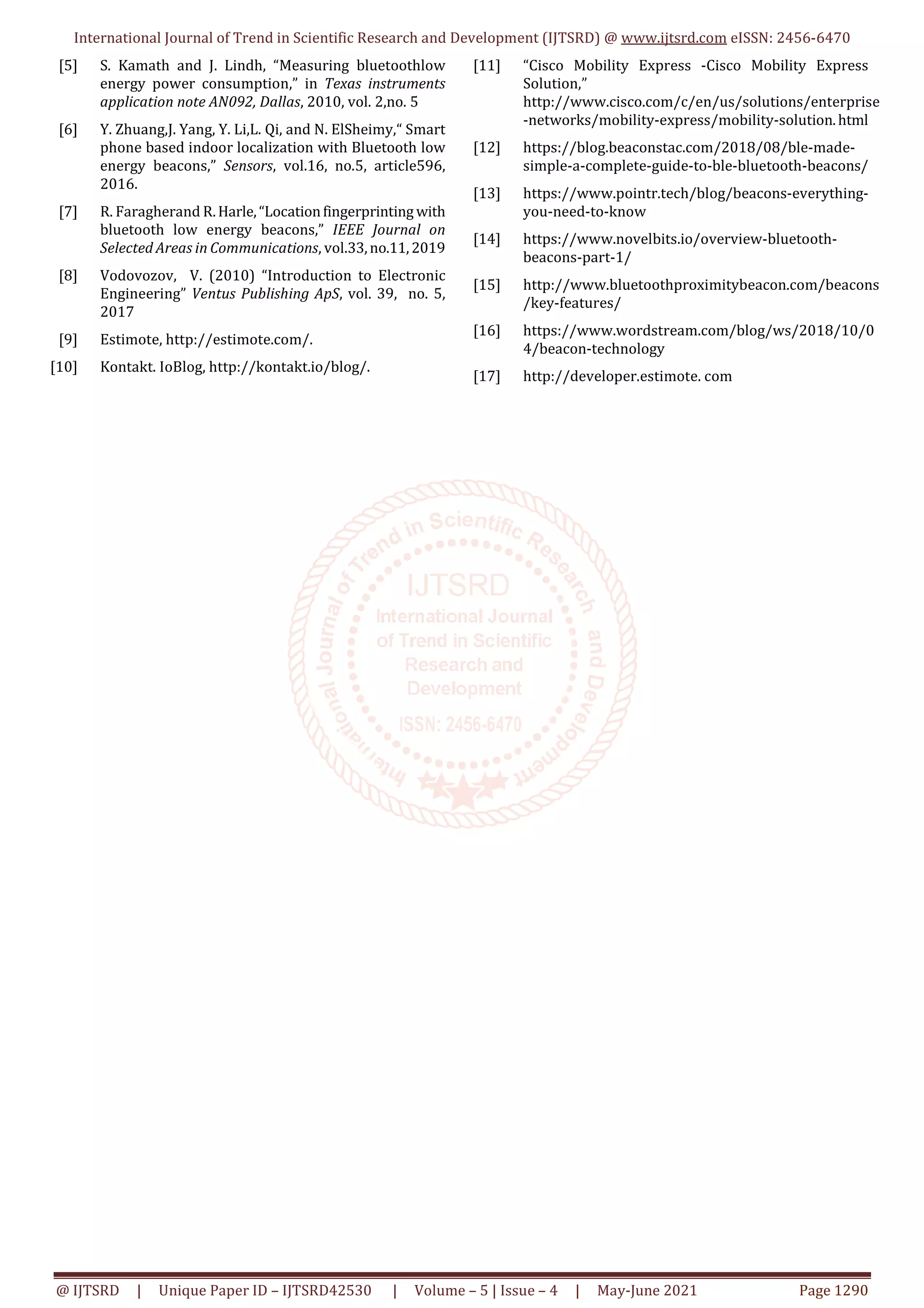 A Beacon Enabled Smart Library Management System | PDF