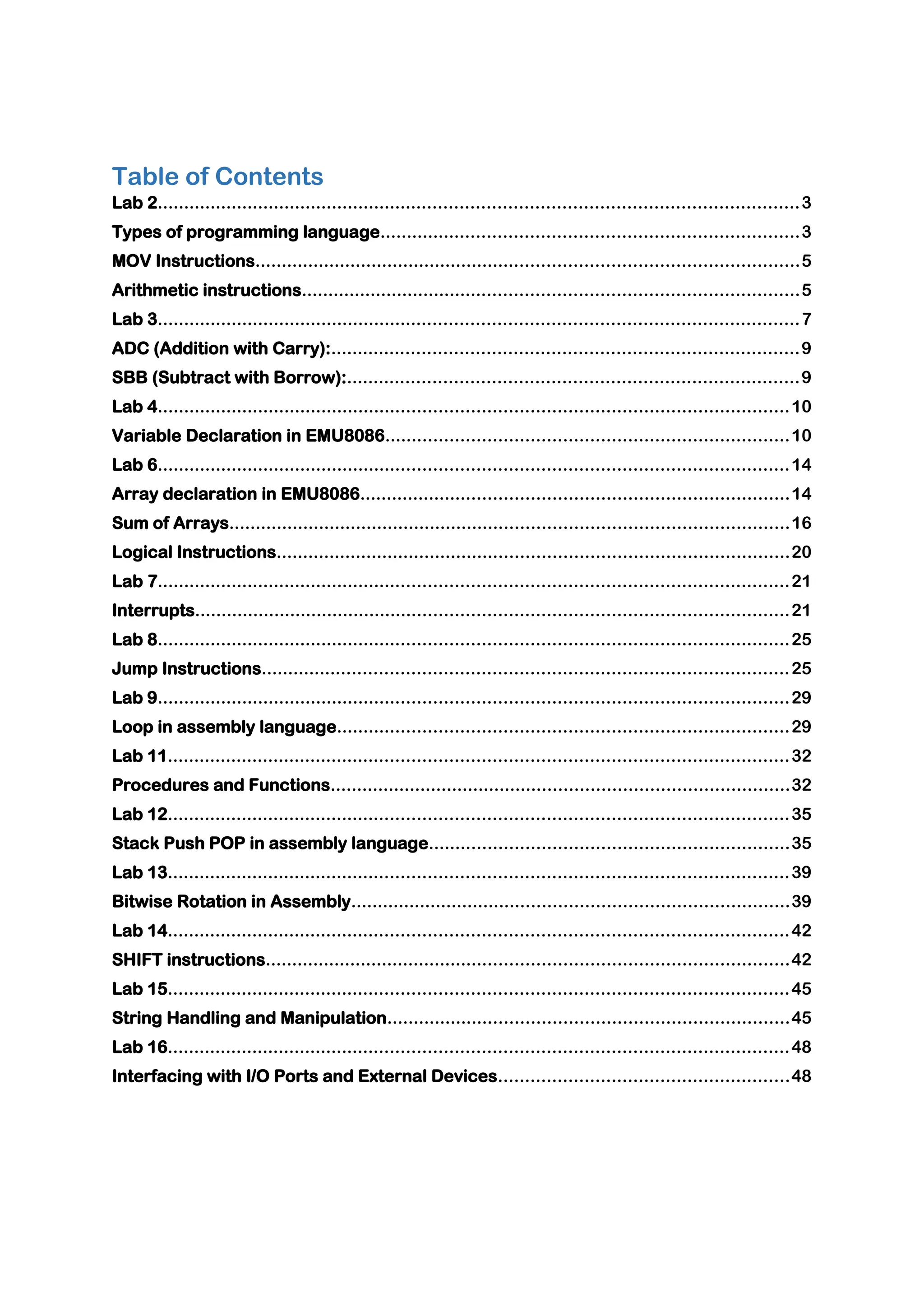 computer organization and assembly language.docx