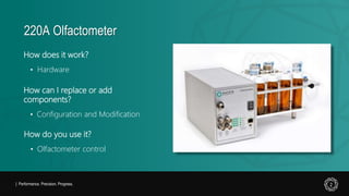 It Just Makes Scents…Odor delivery with the 220A Olfactometer | PPTX