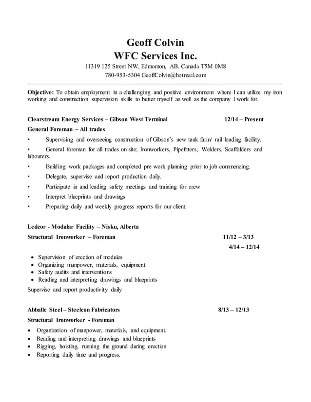 Resume Geoff Colvin Sept 2015 | DOCX