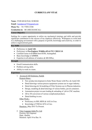 Kunal_Pawar_CV | PDF