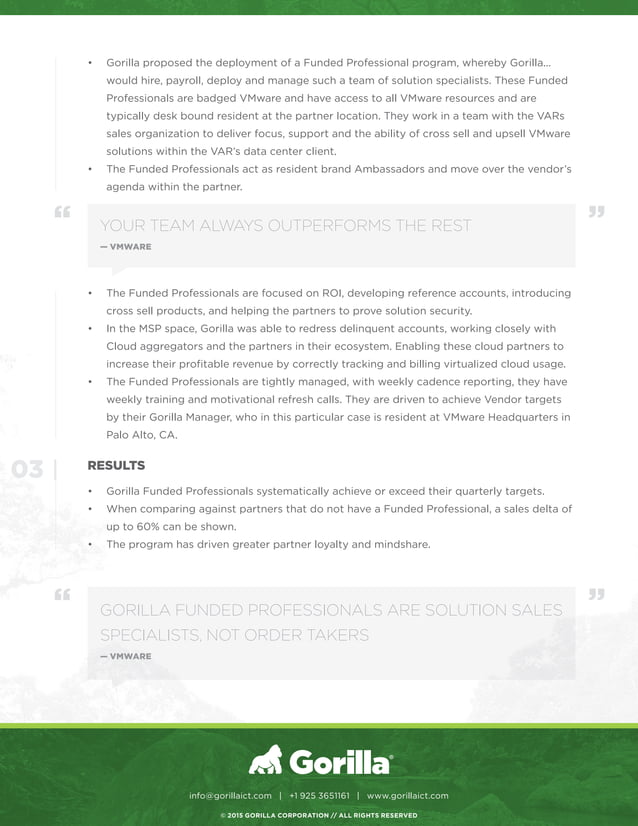GORILLA CASE STUDY RD2_2 | PDF